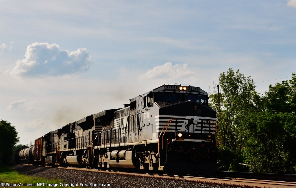 NS 9798 leads east.